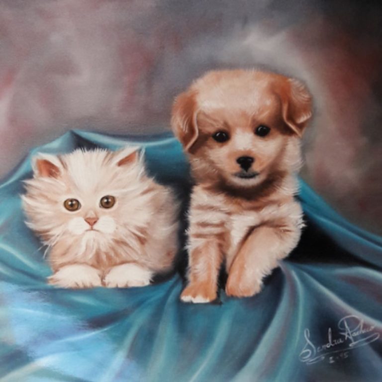 Pet portraits - Artist Sandra
